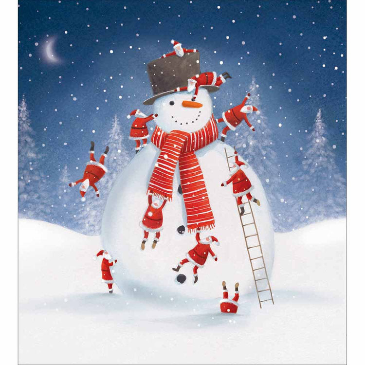 Woodmansterne - Stupendous Snowman x5– Postmark