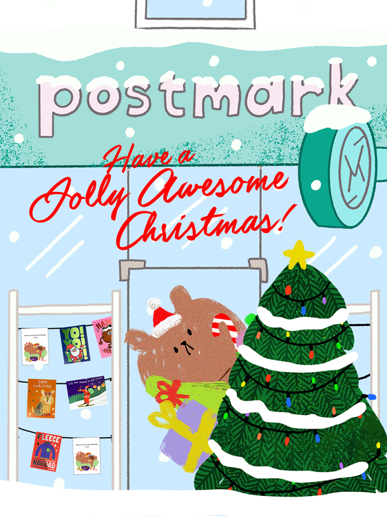 Jolly Awesome - Balham Christmas Shop Card– Postmark
