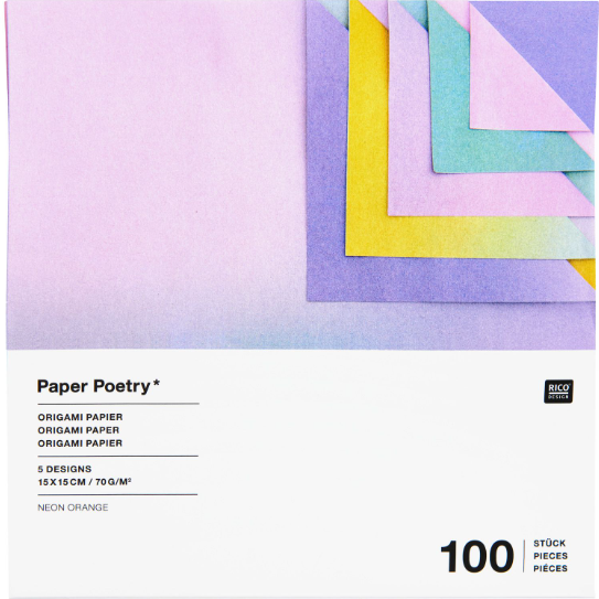 Rico Design - Origami Duo Color Pastel Ombre 15 X 15cm– Postmark