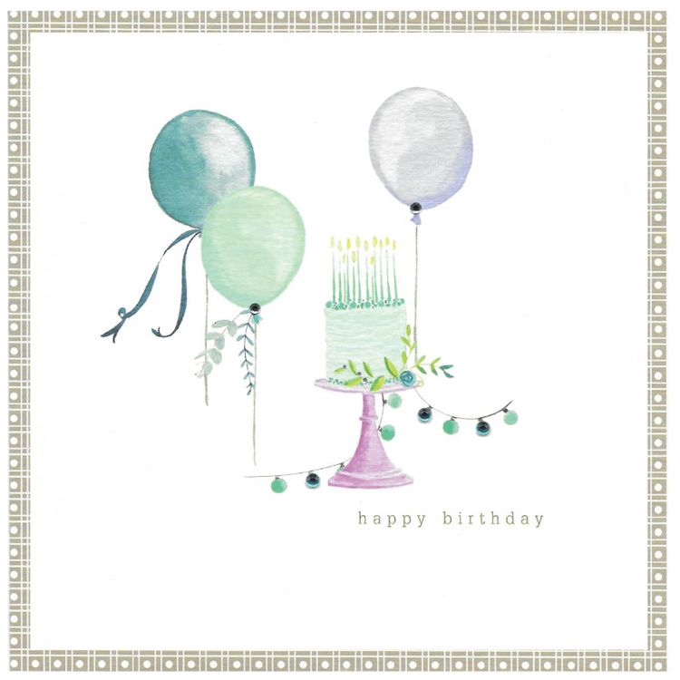 Cinnamon Aitch - Happy Birthday, Balloons– Postmark