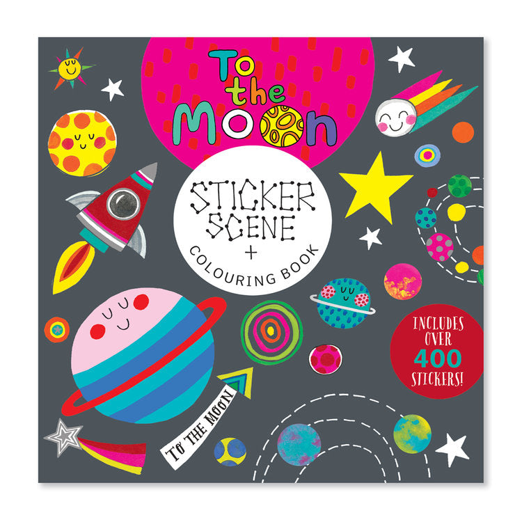 Rachel Ellen - Sticker Scene Books - To The Moon– Postmark