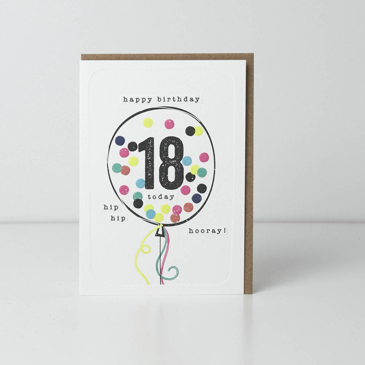 Belly Button - 18Th Birthday Balloon– Postmark