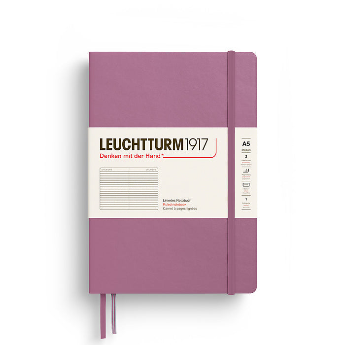 Leuchtturm 1917 - A5 Ruled Notebook - Dusty Rose– Postmark