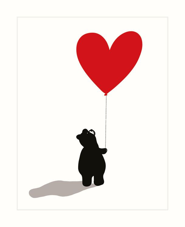 The Art File - Bear and Heart Balloon– Postmark
