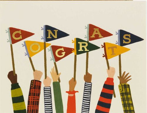 Rifle Paper - Congrats Flags– Postmark